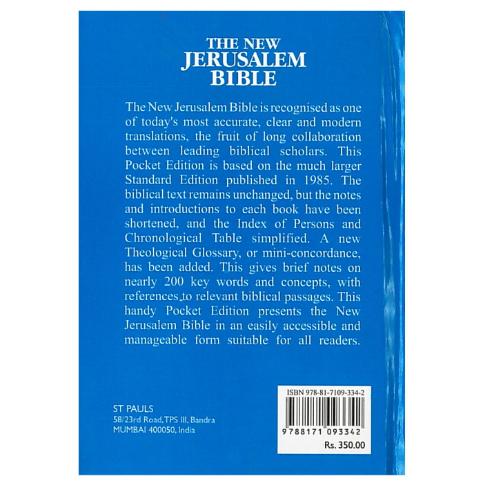 New Jerusalem Bible (Pocket Edition)